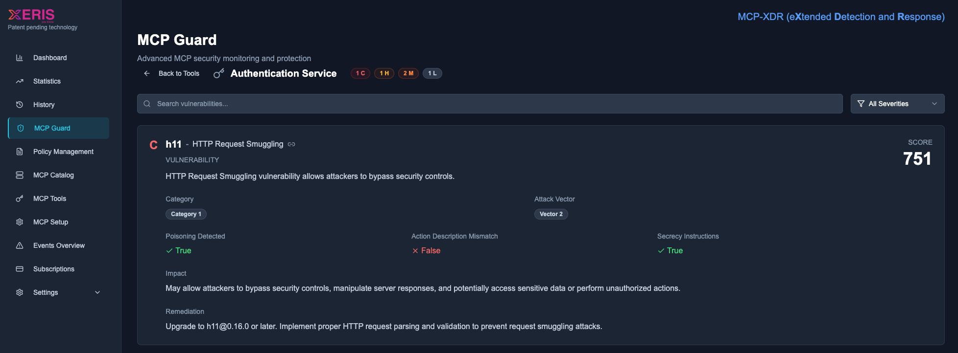 Xeris - Secured MCP Gateway